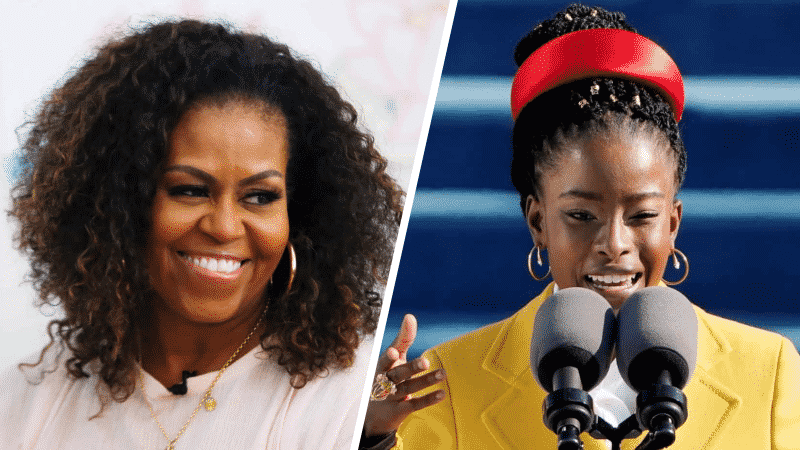 Amanda Gorman Shares Conversation She Overheard Between Michelle Obama ...