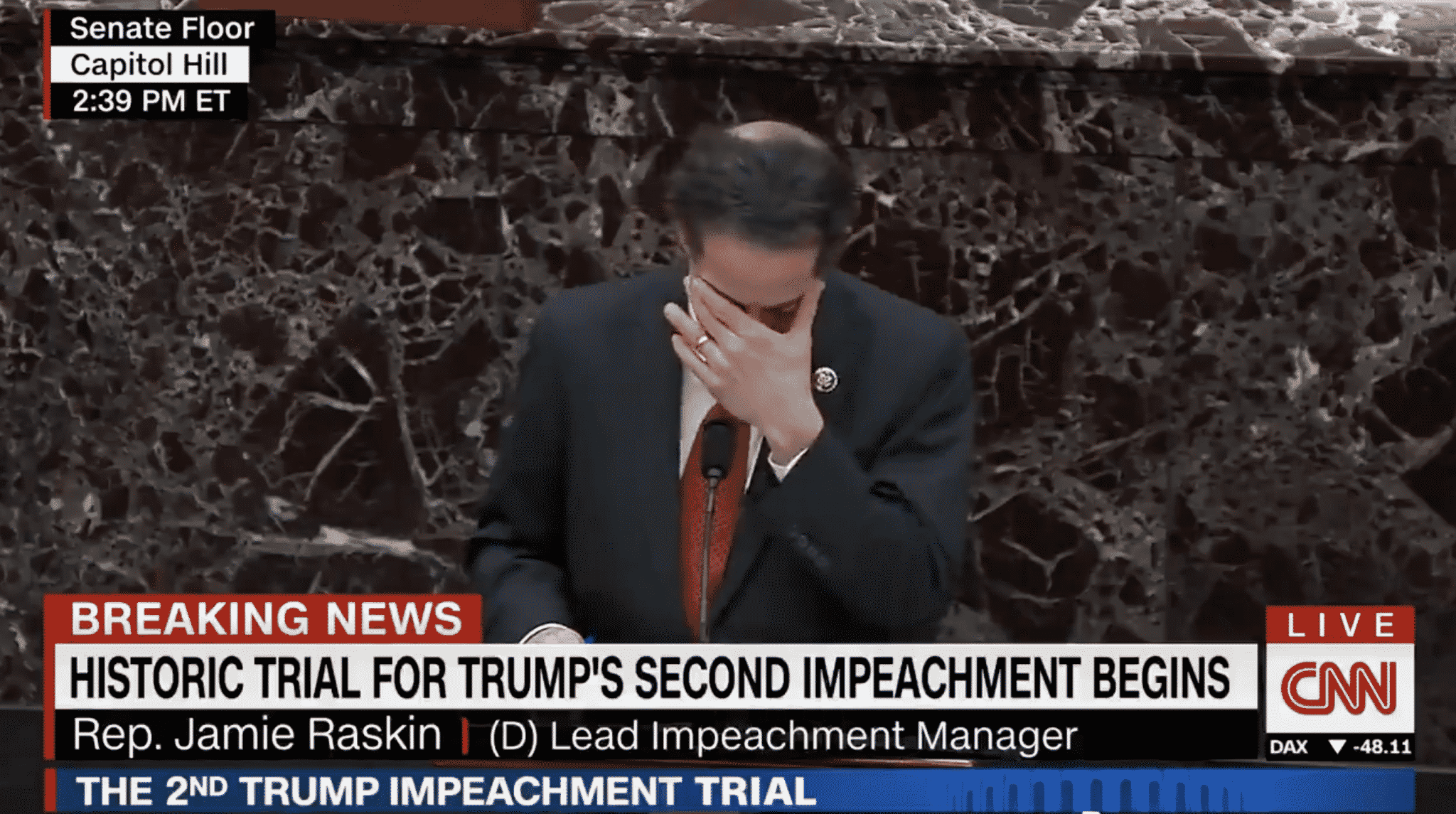 Rep. Jamie Raskin Chokes up as He Details Experience During Capitol ...