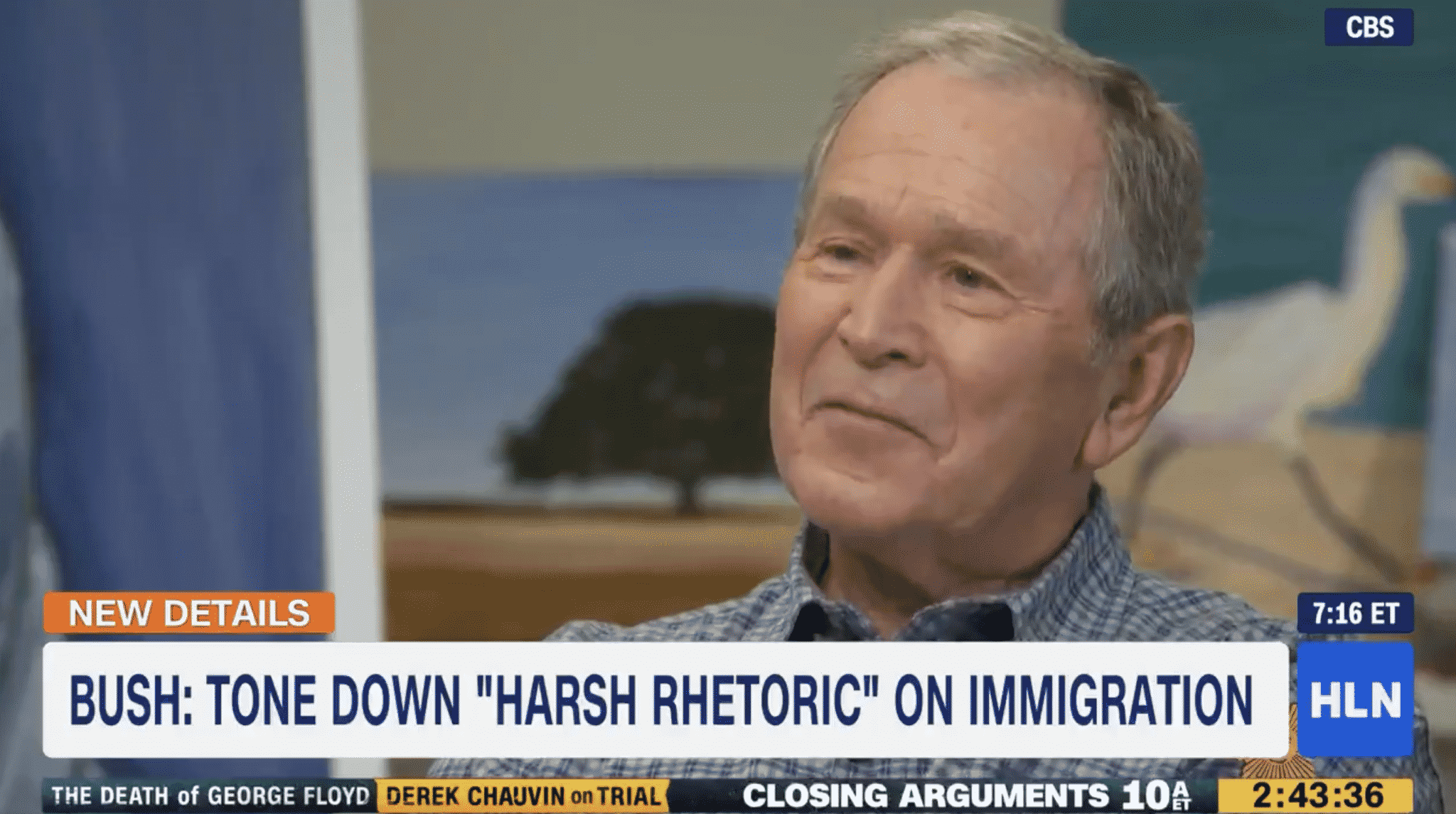 George W. Bush Calls on Congress To Do Away With ‘Harsh Rhetoric About ...