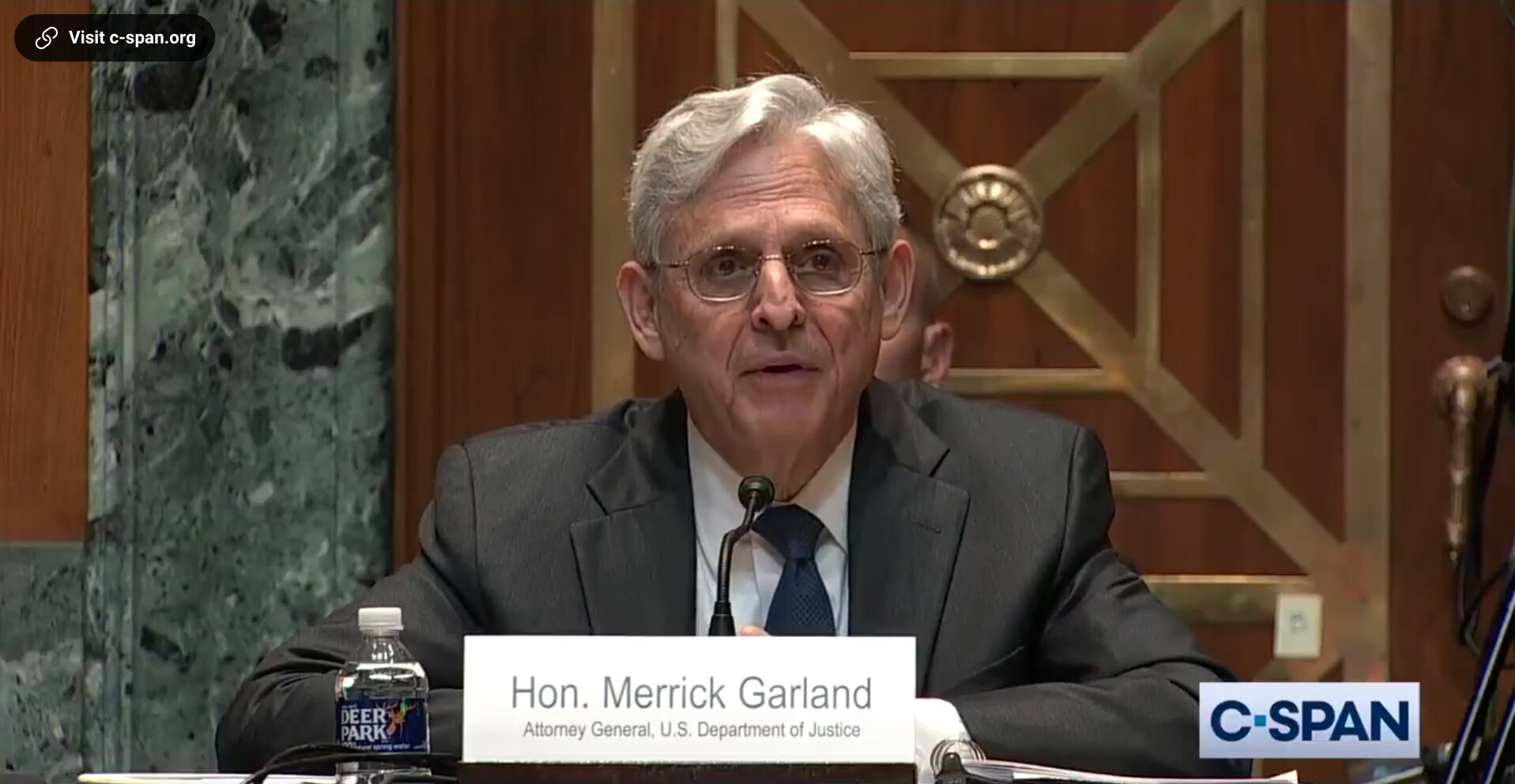 Garland Pressed on DOJ’s Decision To Defend Trump in Defamation Lawsuit ...