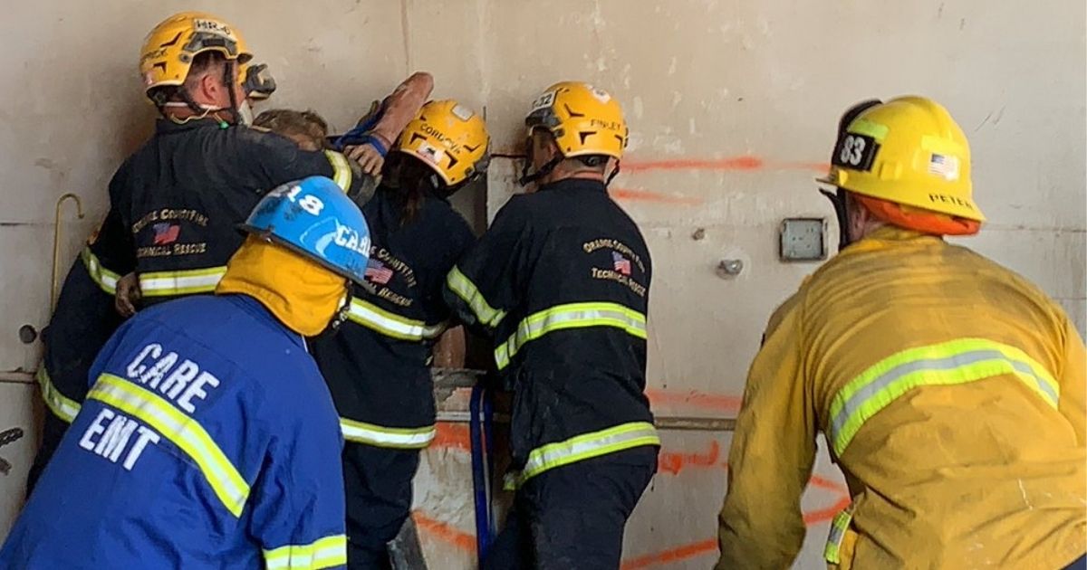 After Workers Hear Screaming, Firefighters Spend Over Two Hours Freeing ...