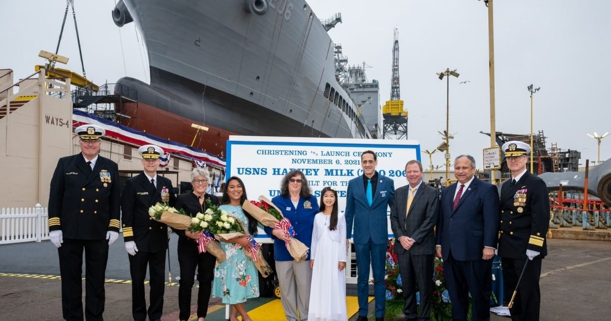 US Navy Ship Named After Gay Icon, Transgender Activist Brought in to ...