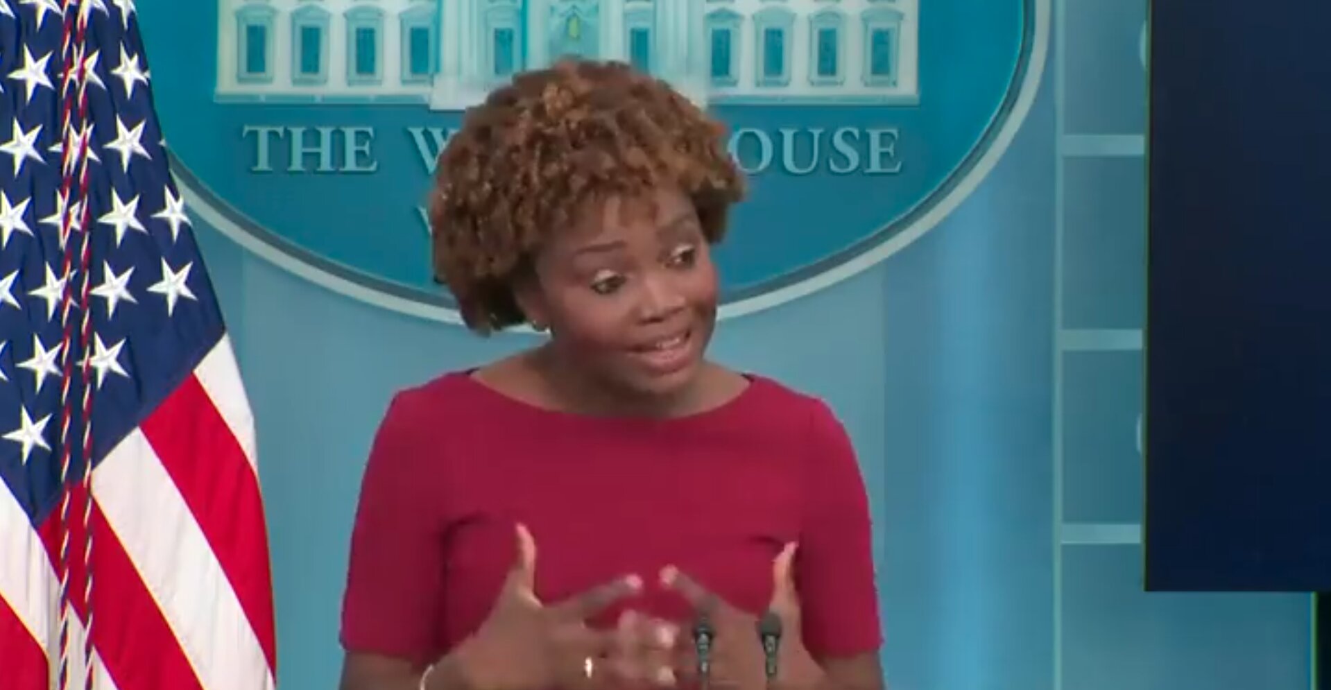 Karine Jean-Pierre Strangely Asserts Massive SCOTUS Ruling Was ...
