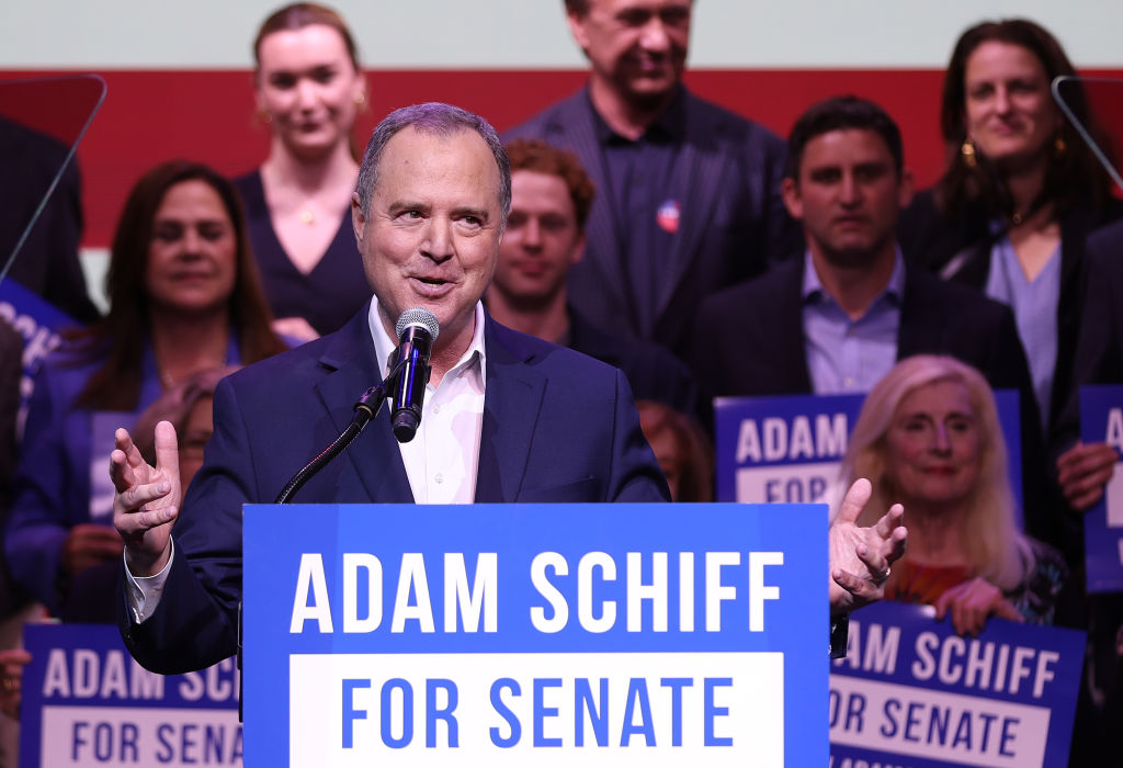 Watch: Protesters Completely Take Over Adam Schiff’s Victory Speech as ...
