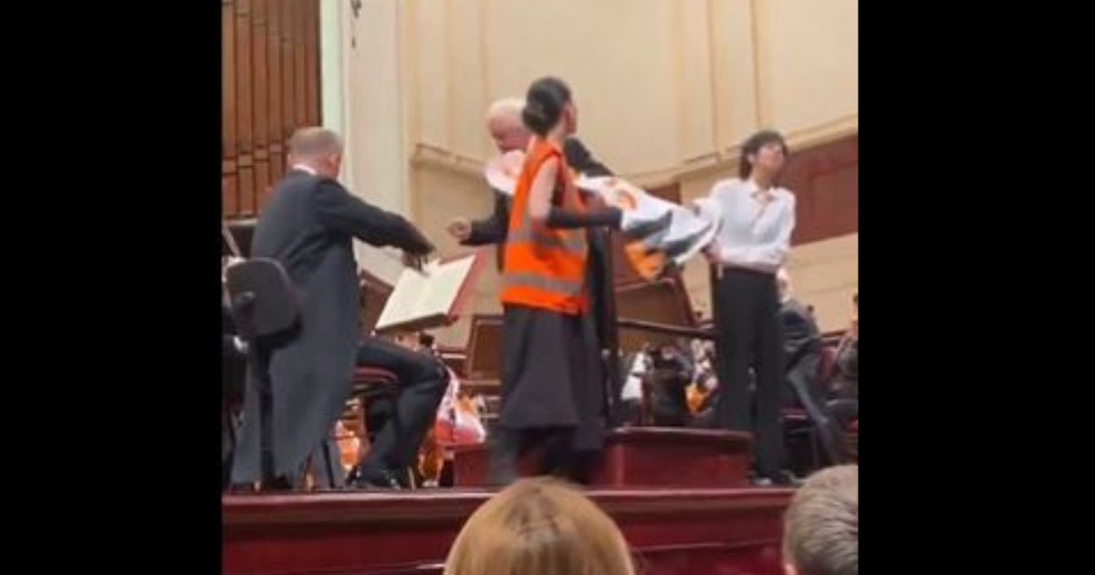 Climate Protesters Try Disrupting Polish Philharmonic Orchestra, Crowd ...