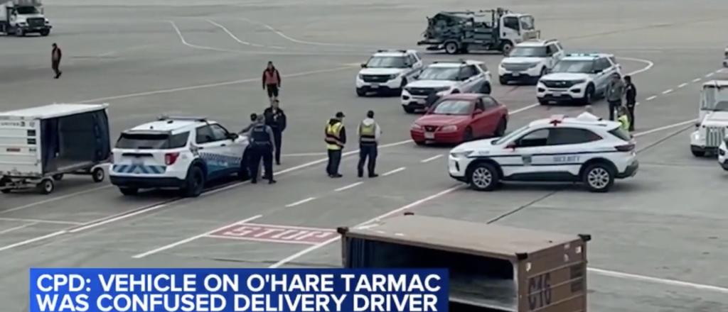 Delivery Driver Takes Wrong Turn, Drives Onto Chicago Airport Tarmac ...