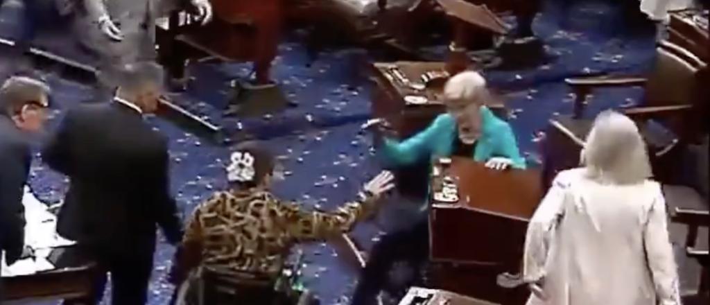 Watch As Elizabeth Warren Takes A Tumble On Senate Floor — Independent ...