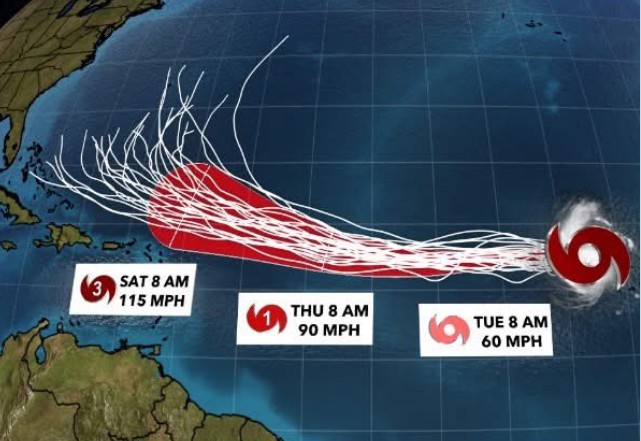 Tropical Storm Erin Could Become First Major Hurricane of Atlantic ...