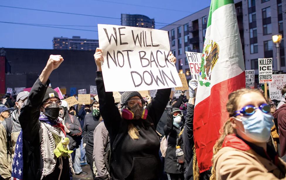 ICE Protesters Create Road Blocks, Demanding ID for Travel ...