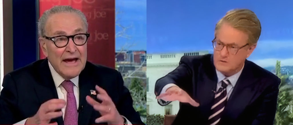 ‘You’re Not Listening’: Joe Scarborough Snaps At Chuck Schumer Over ...