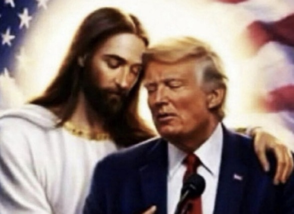 Trump Posts Image of Him With Jesus — Independent Journal Review