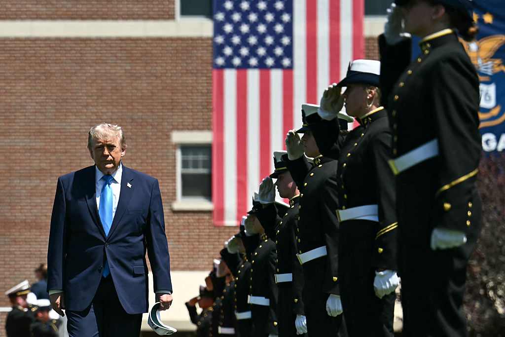 Trump Touts Administration’s Wins in Commencement Speech to U.S. Coast ...